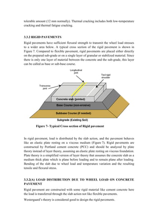 rigid and flexiable pavement of highway Project bbjr report | PDF