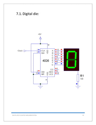 a simple bcd counter project | PDF