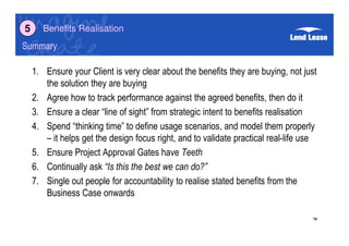 Project Benefits Realisation G Byatt | PDF