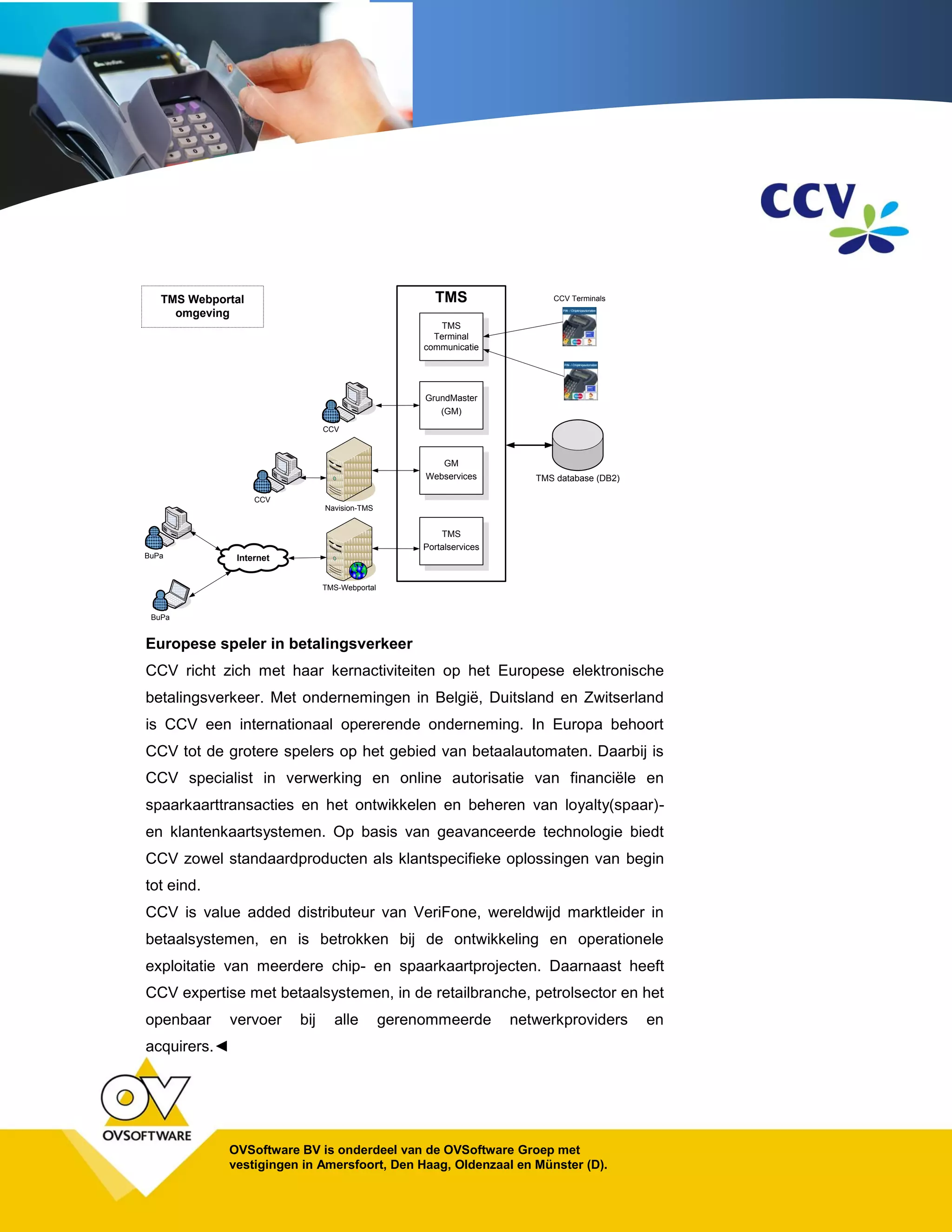 Projectbericht CCV TMS Portal | PDF