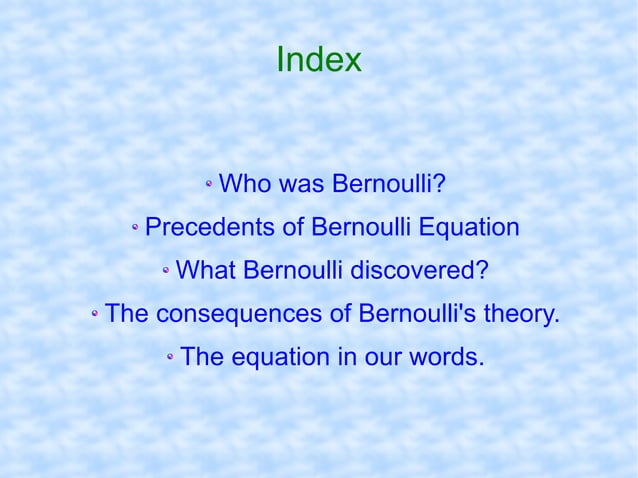 Project Bernoulli | PPT