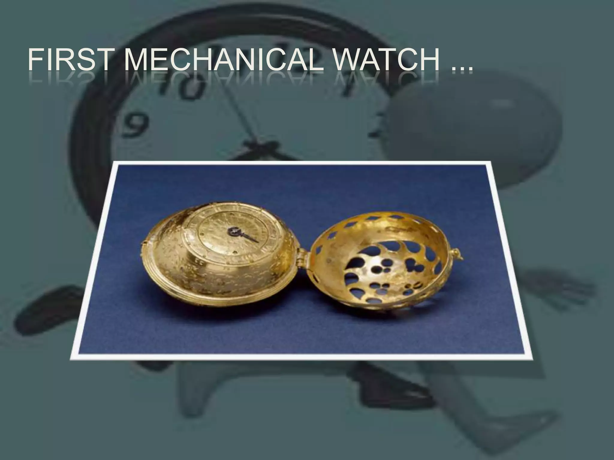 A COLLECTION OF FIRST EVER MADE THINGS | PPTX