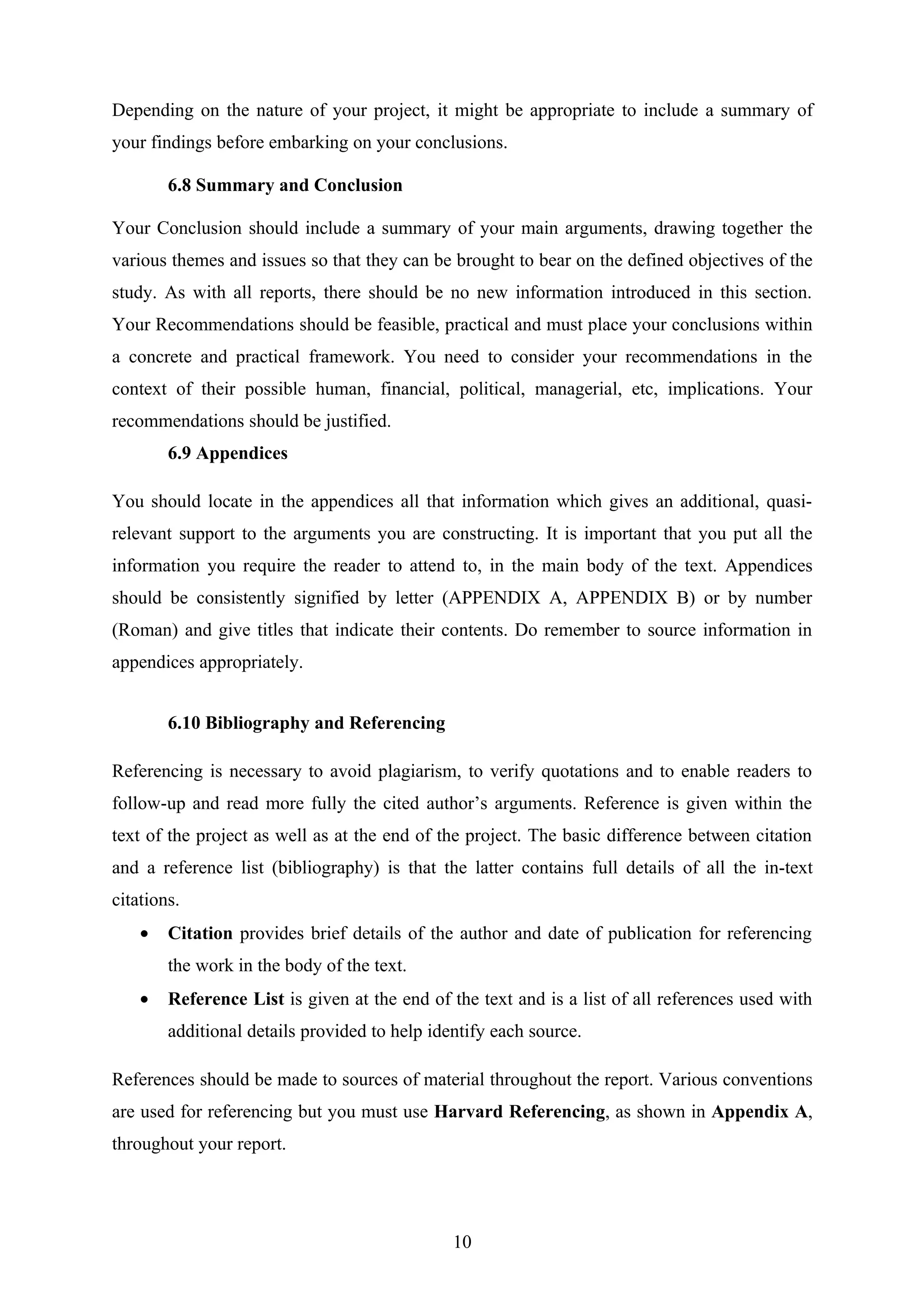 MBA Project Report as per Osmania University | DOC