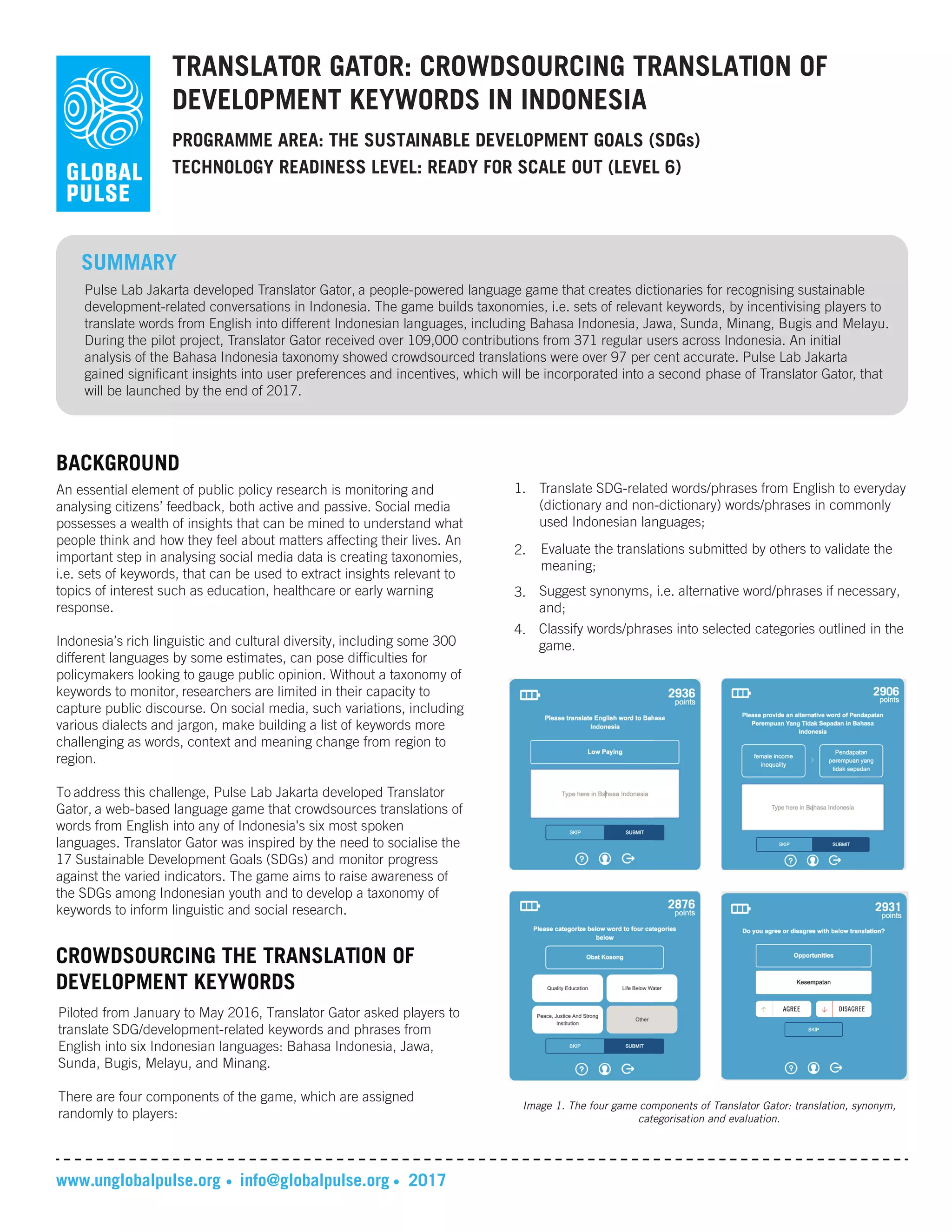 Translator Gator - Tool Overview | PDF