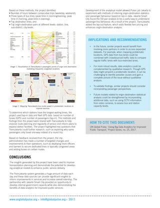 Using Big data Analytics for Improved Public Transport | PDF