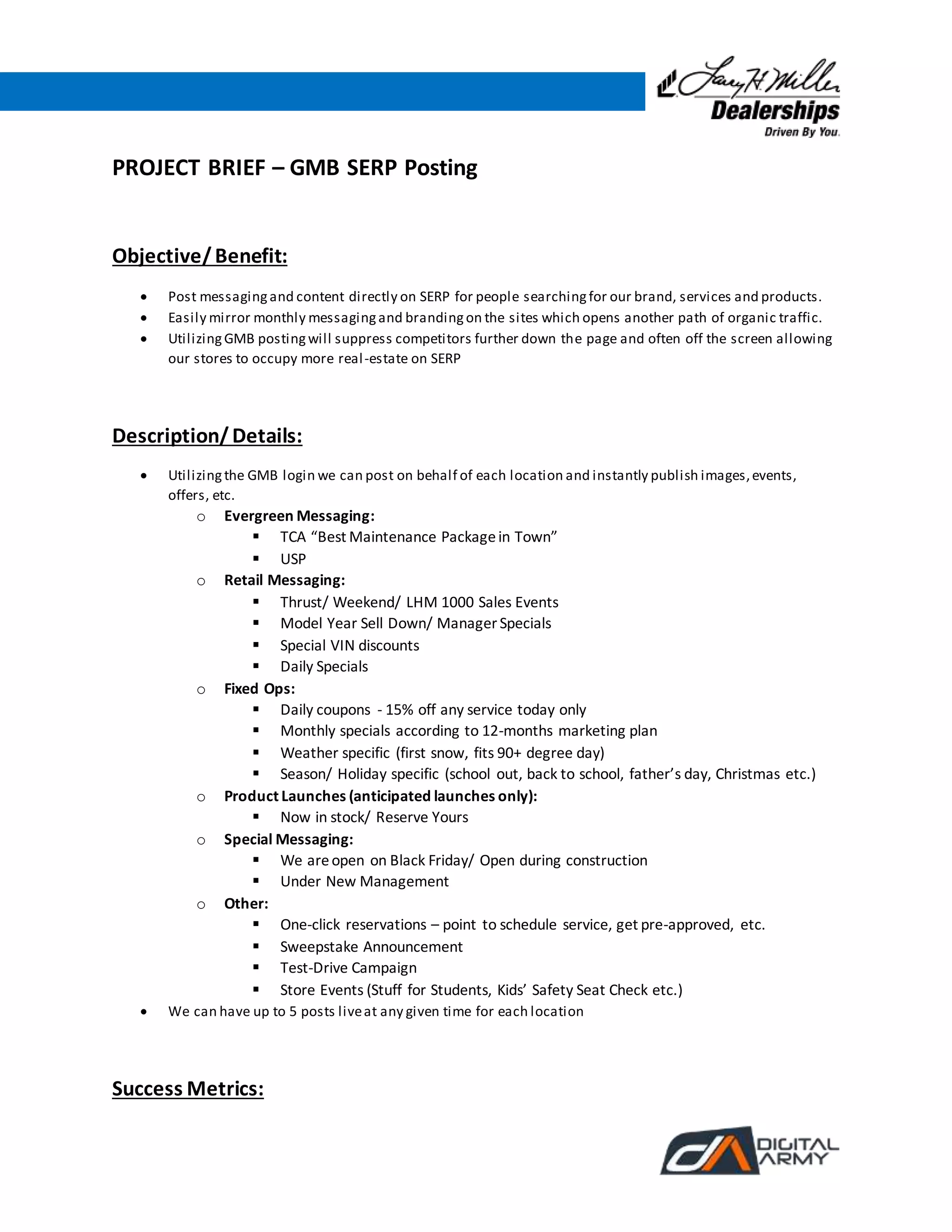 GMB Project | DOCX