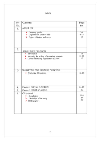 Project bsp marketing | DOCX