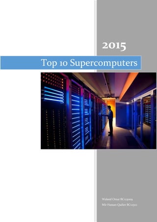 Top 10 Supercomputer 2014 | DOCX | Computing | Technology & Computing