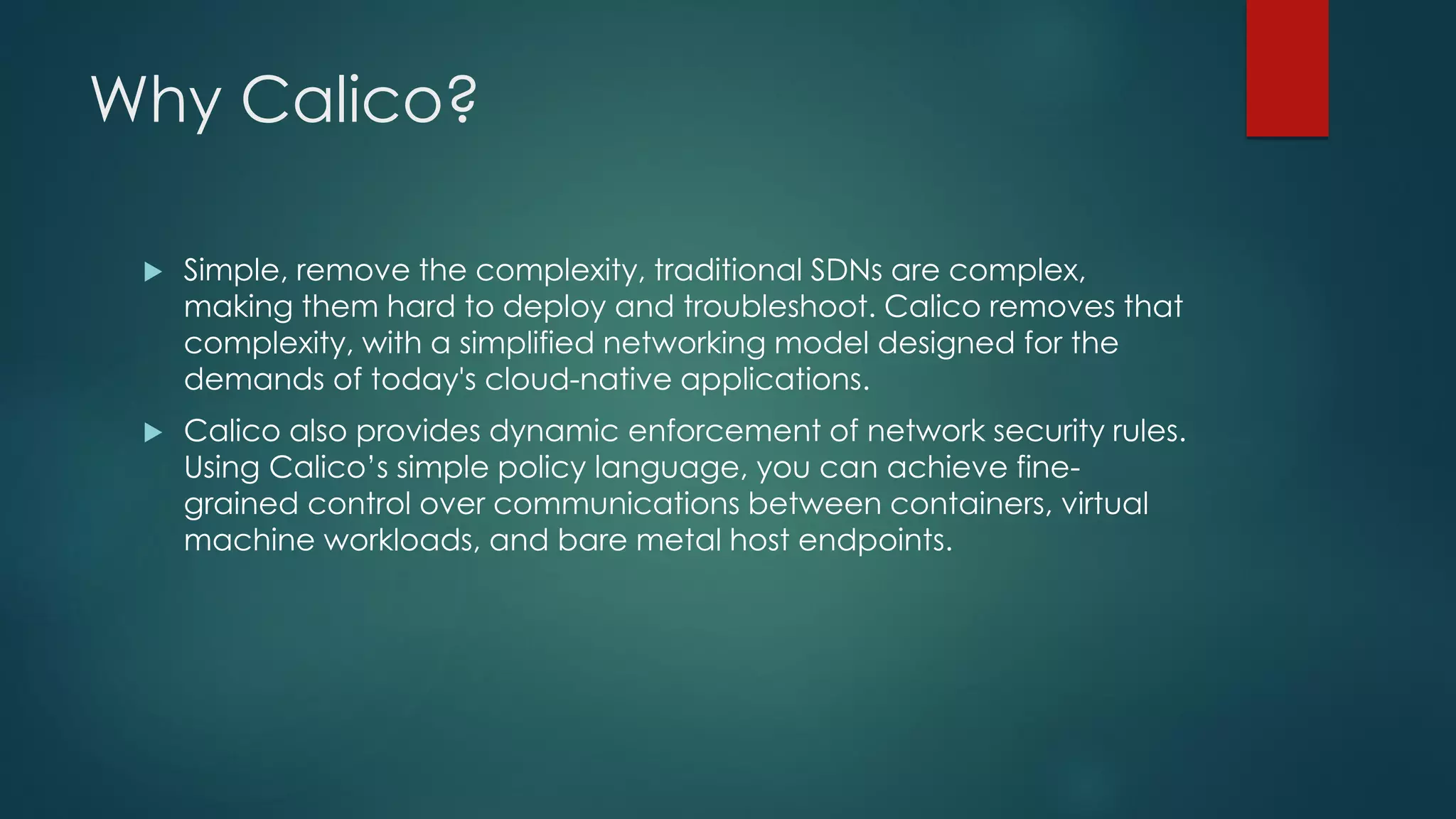 Project calico - introduction | PDF