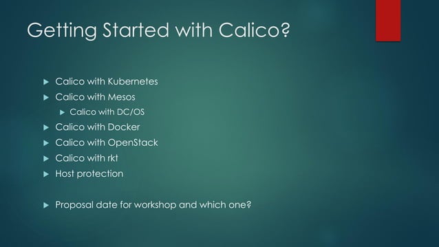 Project calico - introduction | PDF