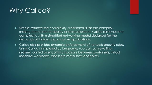 Project calico - introduction | PDF