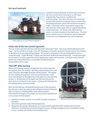 Project Cargo Risk Management | PDF