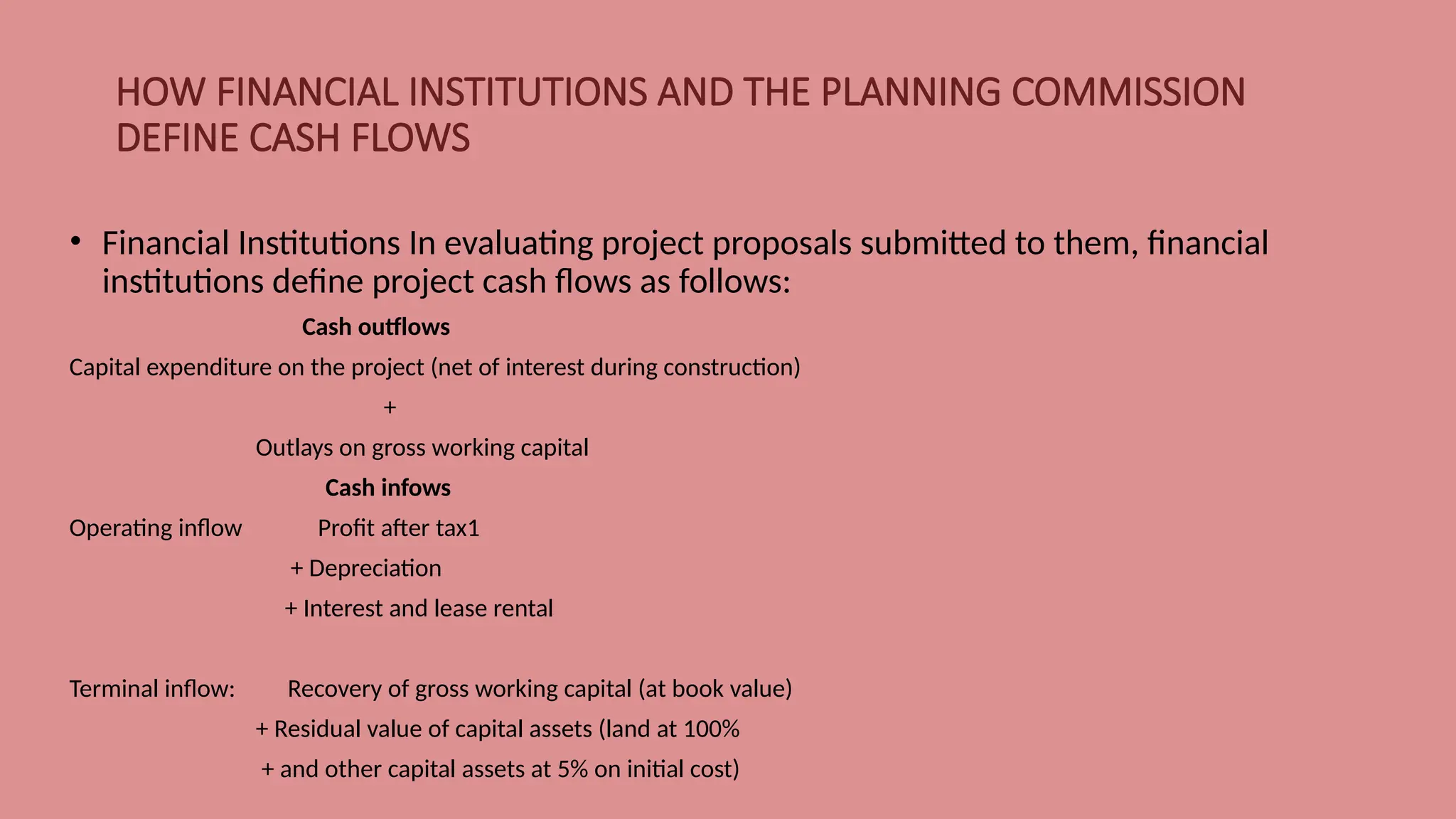Project Cash flow.pptx are the project related to the | PPTX