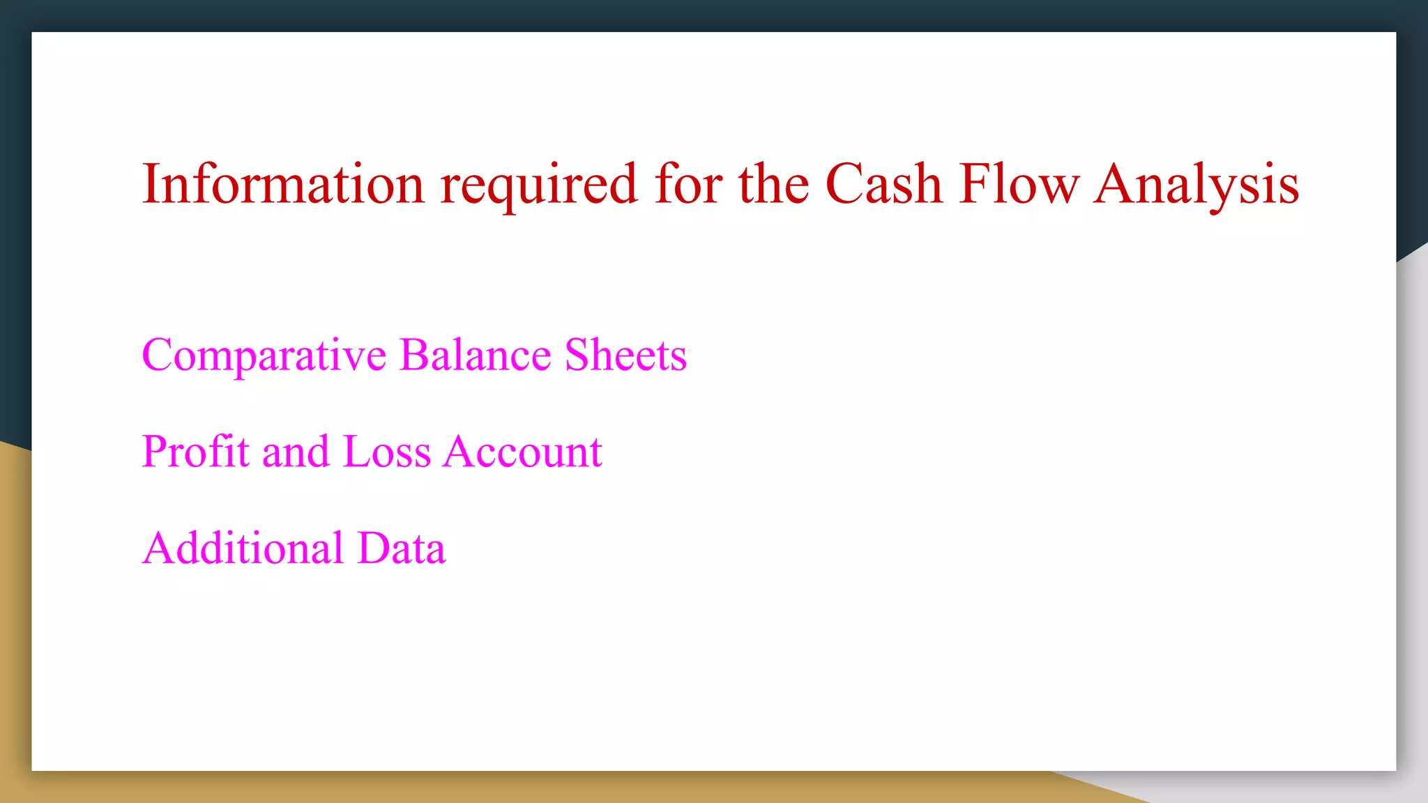 Project cash flow analysis | PPT