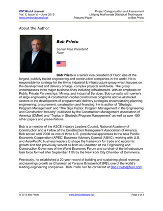 Project categorization and assessment | PDF