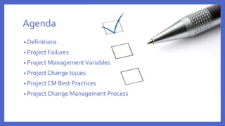 Effective Project Change Management | PPTX