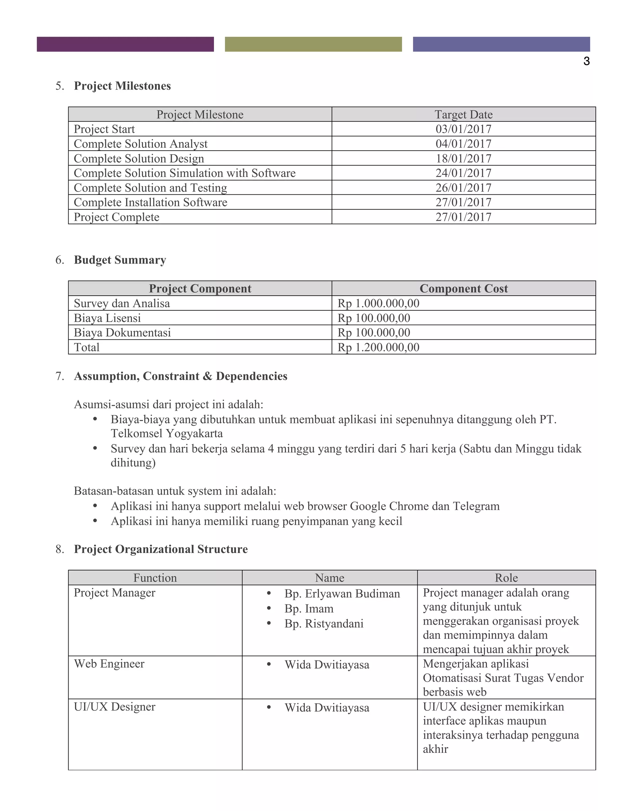 Project Charter | PDF