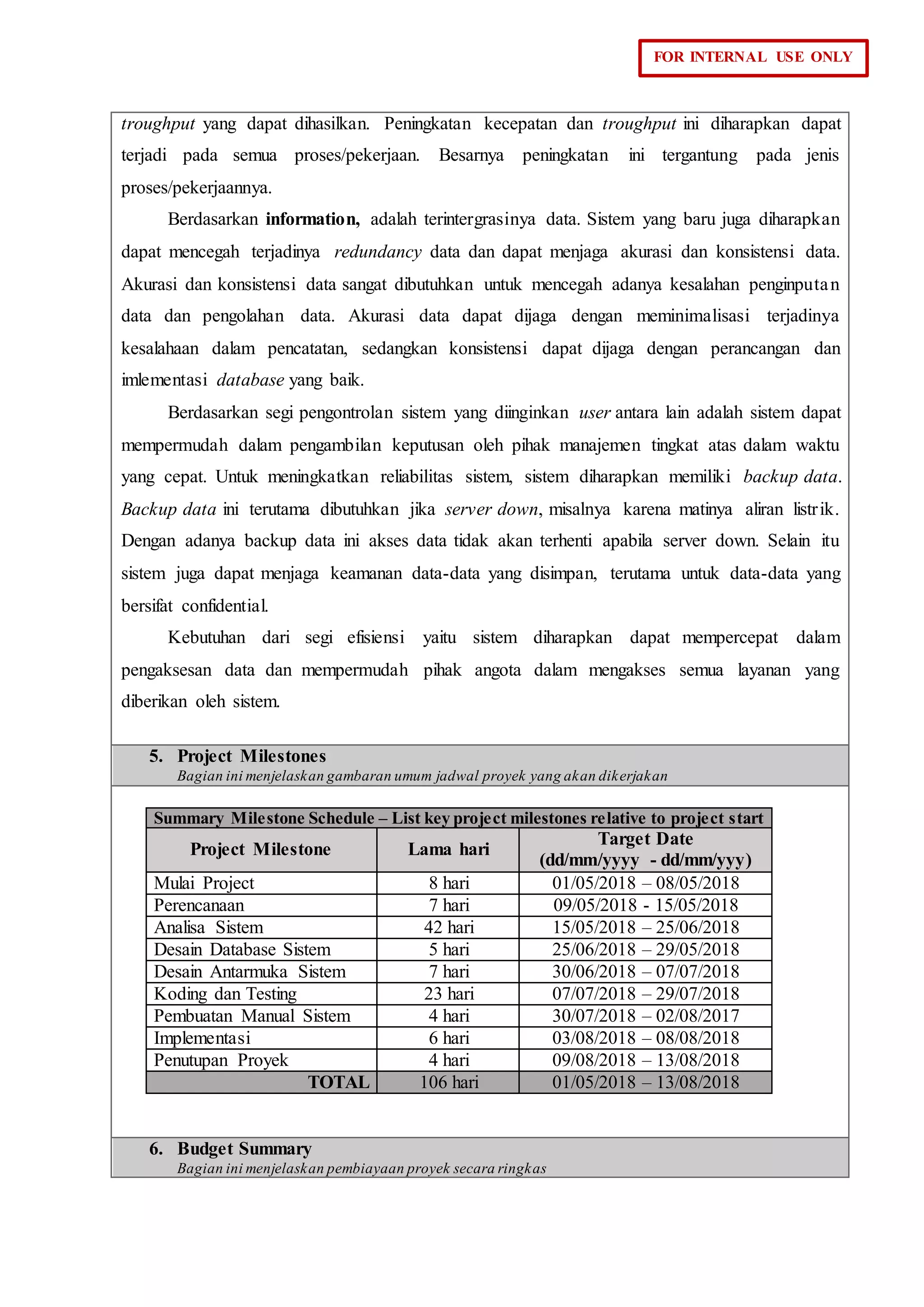 Project charter | DOCX