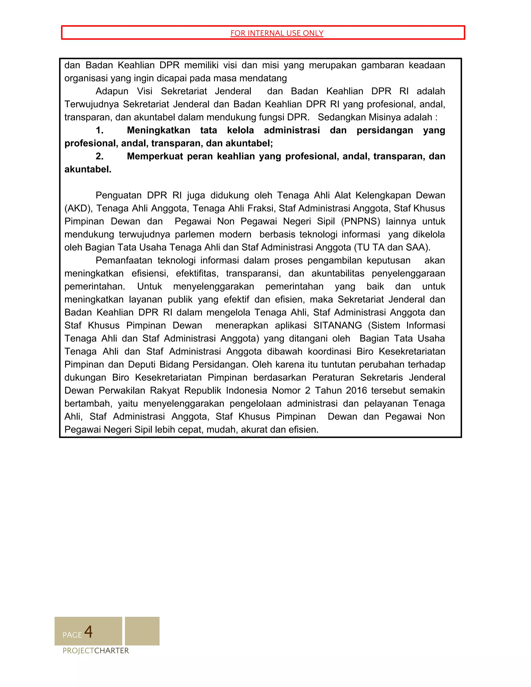 Project charter | PDF