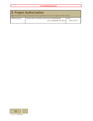 Project charter | PDF