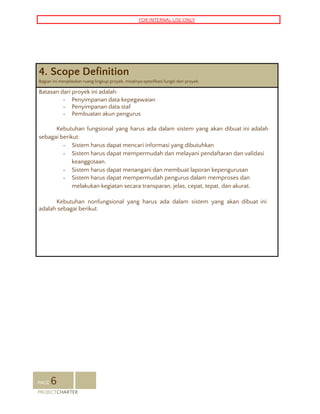 Project charter | PDF