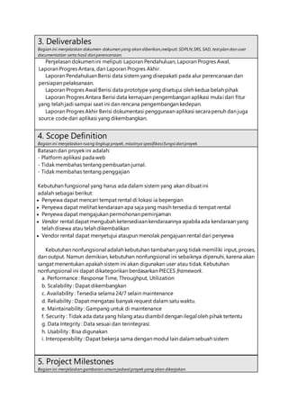 Project charter | DOCX