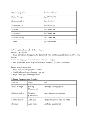 Project charter | PDF