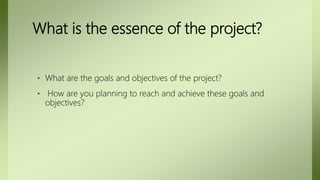 guide to Project charter | PPTX