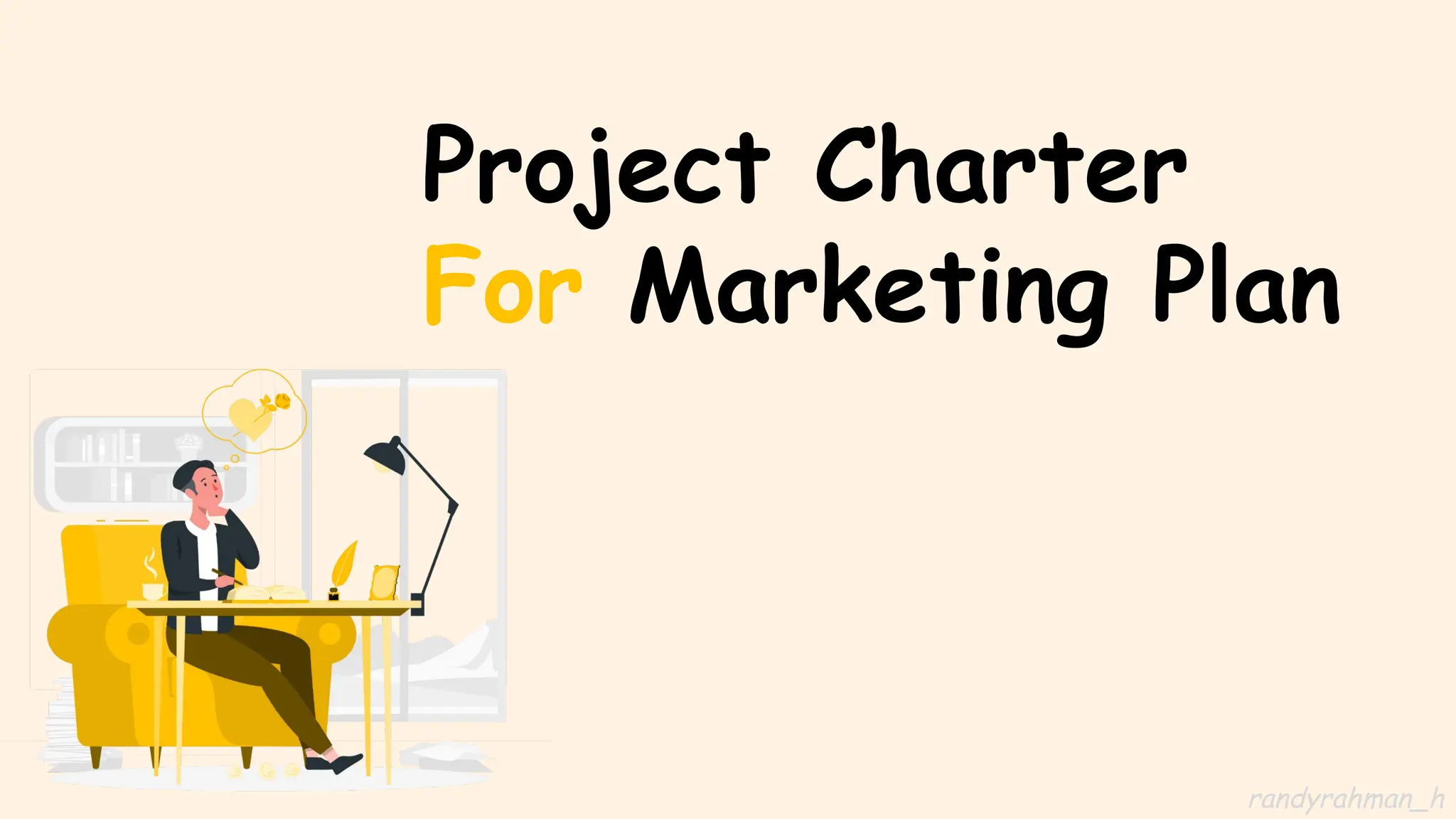 Cara Membuat Project Charter untuk strategi mengelola project plan | PPTX