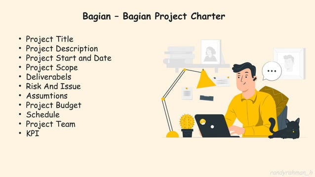 Cara Membuat Project Charter untuk strategi mengelola project plan | PPTX