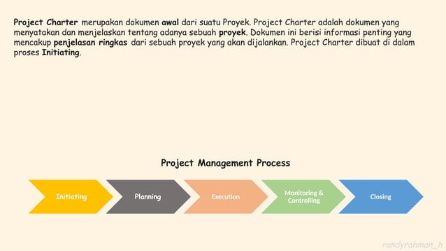 Cara Membuat Project Charter untuk strategi mengelola project plan | PPTX
