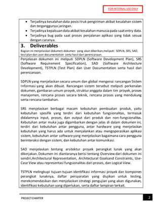 Project charter 5114100043 | DOCX