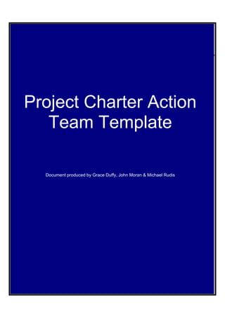 Project Charter Action Template | PDF