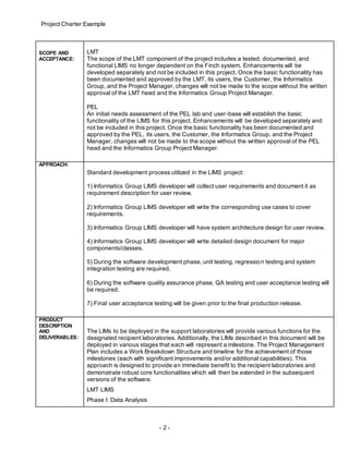 Project charterexample (1) (1) | DOCX | Operating Systems | Computer ...