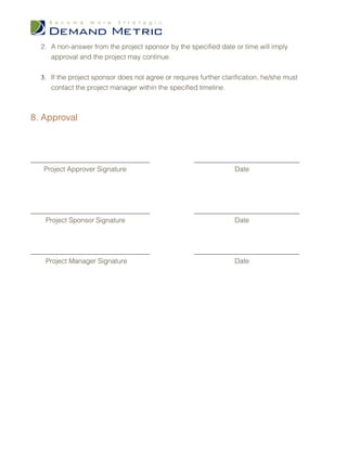 Project Charter Template | DOC