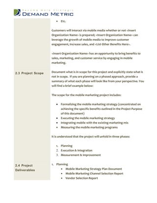 Project Charter Template | DOC