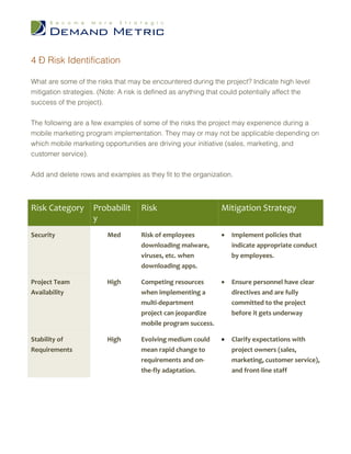 Project Charter Template | DOC