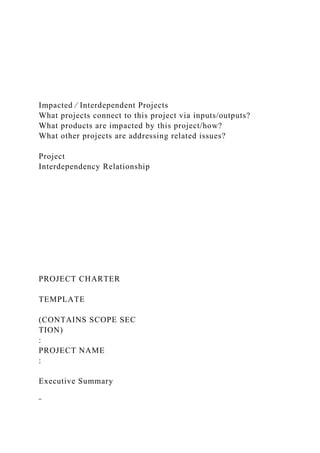 Project Charter template (contains Scope Section) project nameExe.docx ...