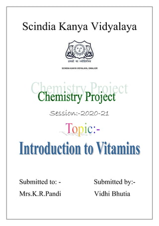 Chemistry Projects Front Page