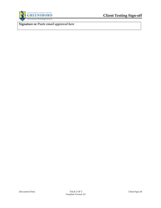 Project client signoff template v2.0 | DOC