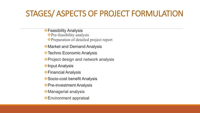 PROJECT CLASSIFICATION, IDENTIFICATION, FORMULATION | PPTX | Civil Engineering Industry | Industries