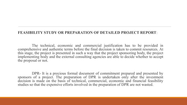 PROJECT CLASSIFICATION, IDENTIFICATION, FORMULATION | PPTX | Civil Engineering Industry | Industries