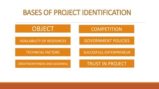 PROJECT CLASSIFICATION, IDENTIFICATION, FORMULATION | PPTX