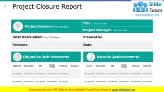 Project Closing Procedure PowerPoint Presentation Slides | PDF