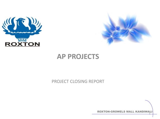 Project Closing Report | PPT