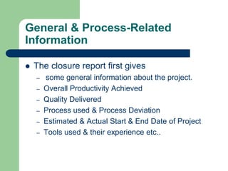 project-closure-software-engineering.ppt | Civil Engineering Industry ...