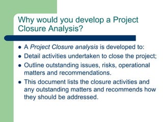 project-closure-software-engineering.ppt | Civil Engineering Industry ...