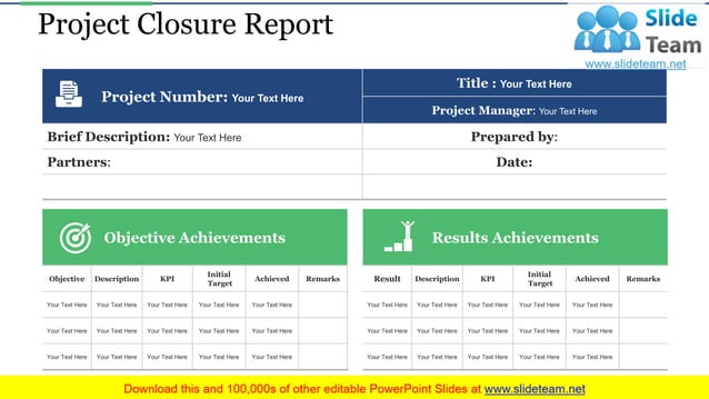 Project Closure Process Steps PowerPoint Presentation Slides | PDF ...
