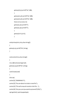 Project code for Project on Student information management system | DOCX