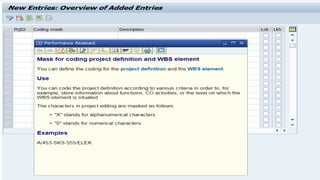 Project Coding Mask ( SAP PS ) | PDF